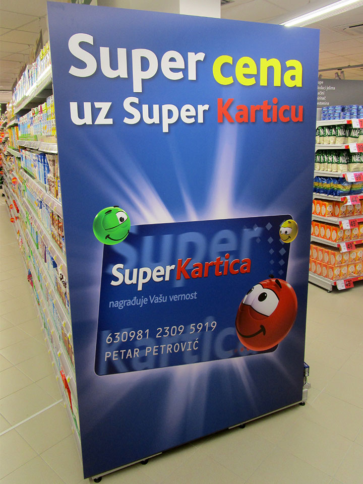 POS materijali - Roll Up baneri, Pop Up baneri, zastave, posteri